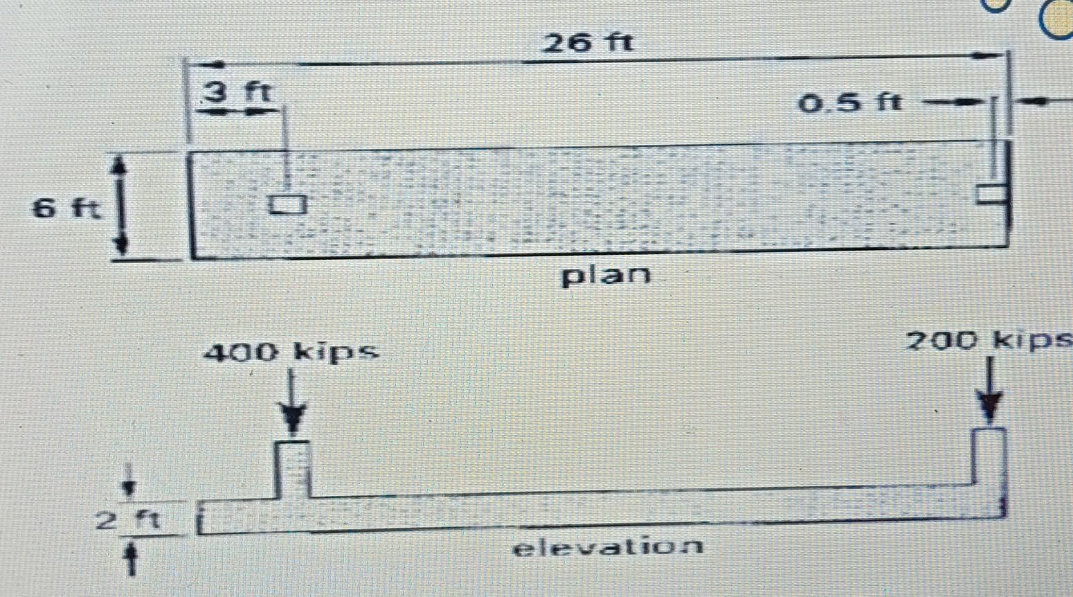 Solved A Combined Footing Constructed Of Normal Weight 0544