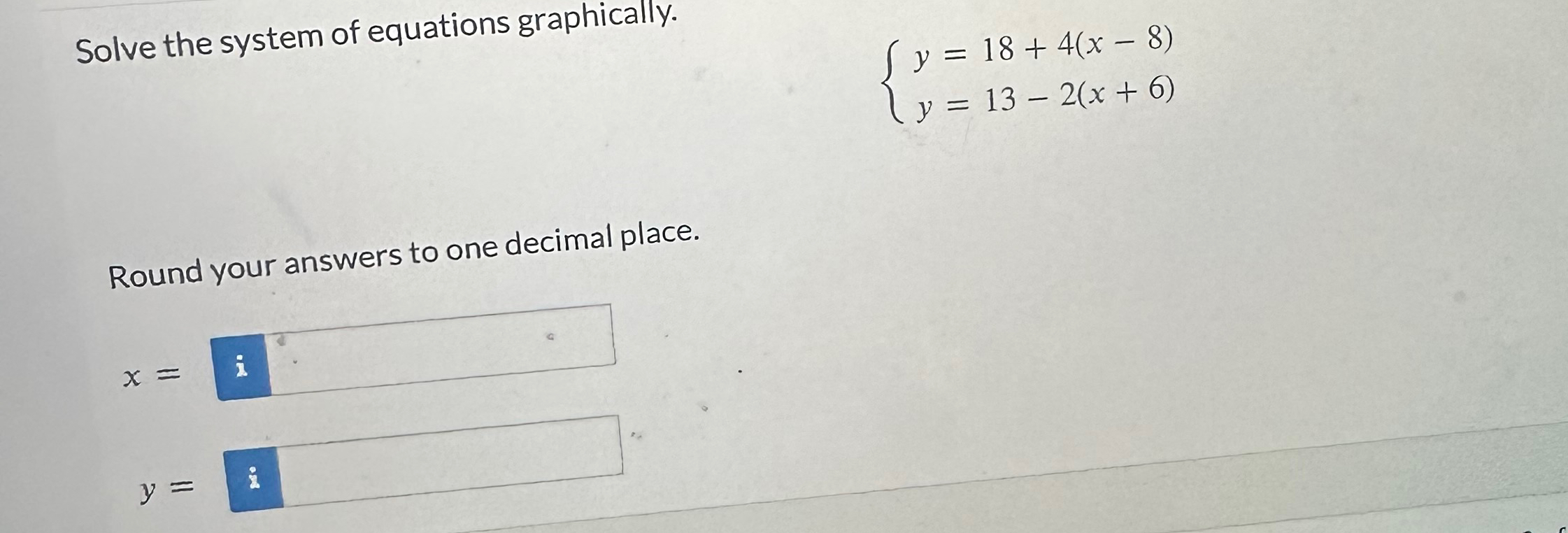 Solved Solve the system of equations | Chegg.com