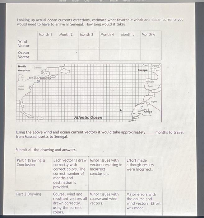 Looking up actual ocean currents directions, estimate | Chegg.com