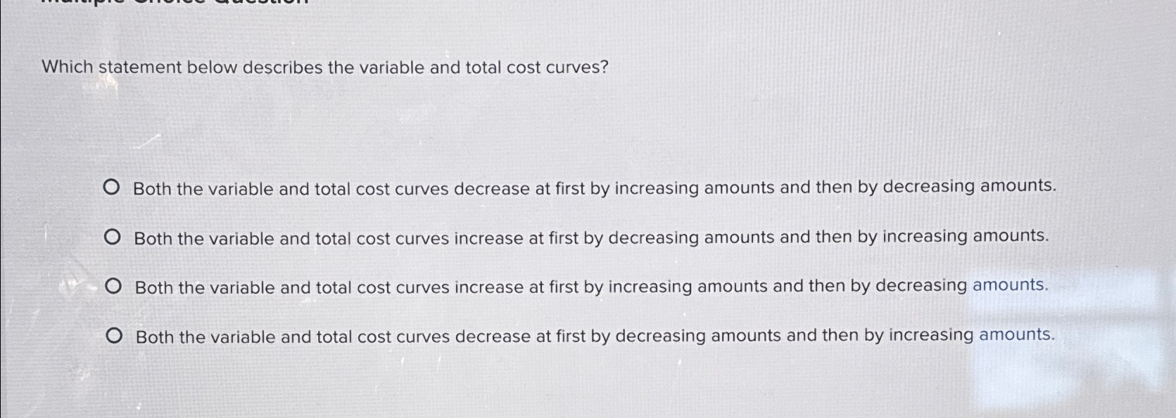 Solved Which statement below describes the variable and | Chegg.com