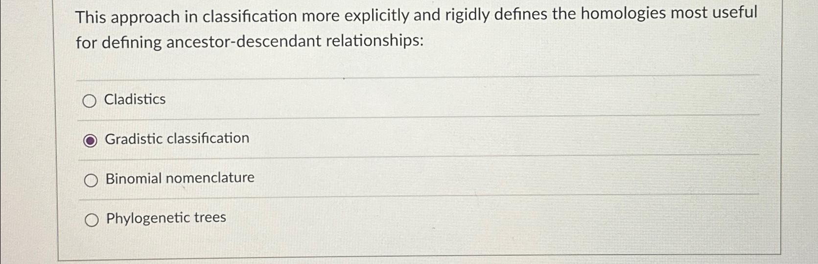 Solved This approach in classification more explicitly and | Chegg.com