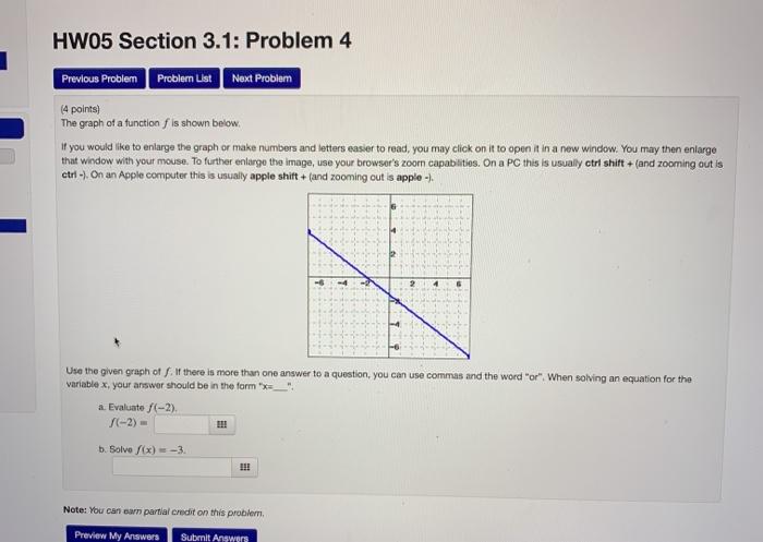 Solved HWO5 Section 3.1: Problem 4 Previous Problem Probler | Chegg.com