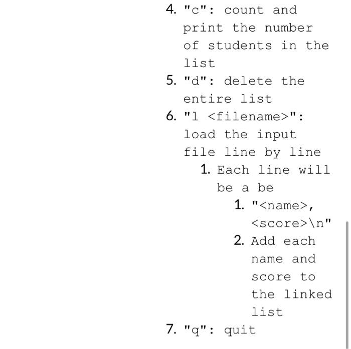 Solved Given a file in the test directory named "grades.csv" | Chegg.com