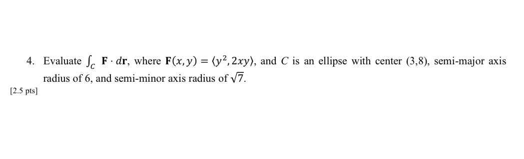 Solved by an EXPERT Evaluate ∫C﻿F*dr, ﻿where F(x,y)=(:y2,2xy:), ﻿and C | Chegg.com