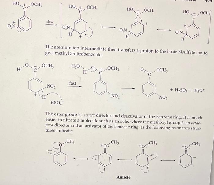 Solved The nitration of methyl benzoate is a typical | Chegg.com