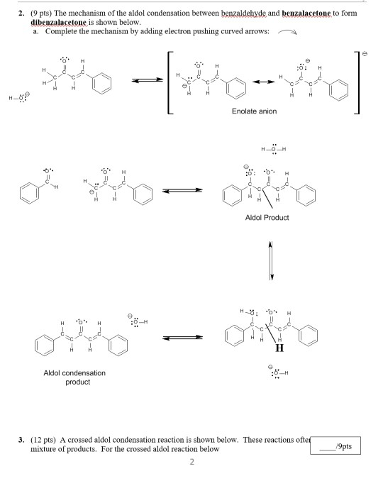 Solved Lab 07 Aldol Condensation Reaction - OnLine Worksheet | Chegg.com