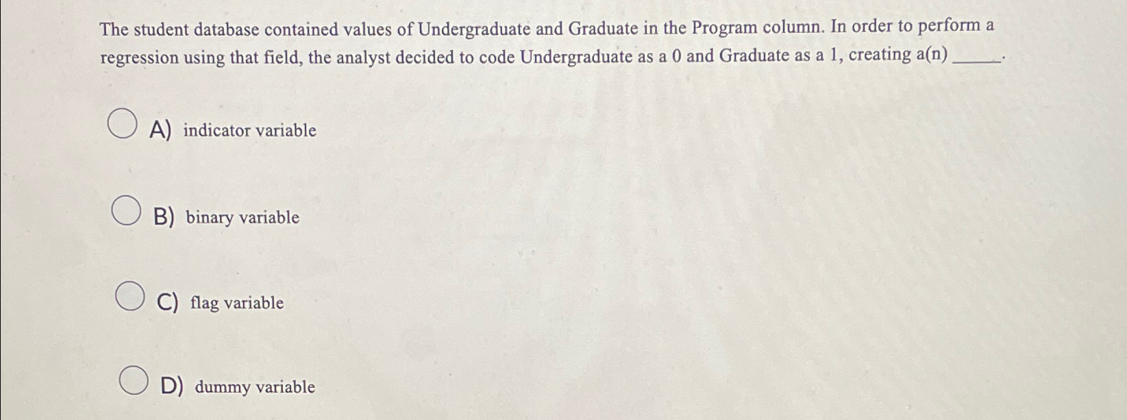 Solved The student database contained values of | Chegg.com