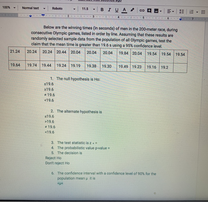 Solved 100% Normal text Roboto 11.5 | BI UA 15 E iii | Chegg.com