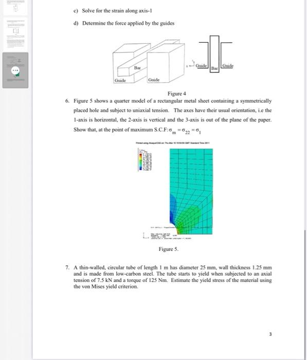 1. A sample of material subjected to a compressive | Chegg.com