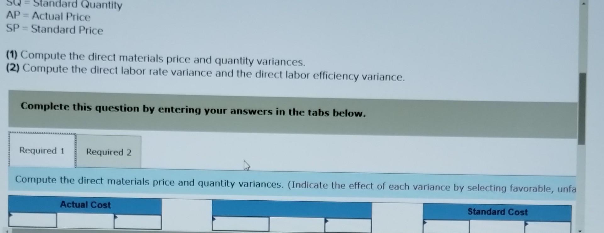Solved Exercise 21-12 (Algo) Direct materials and direct | Chegg.com Solved Exercise 21-12 (Algo) Direct materials and direct | Chegg.com