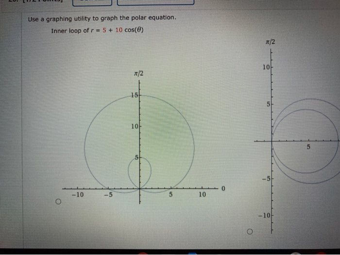 Solved Use a graphing utility to graph the polar equation. | Chegg.com