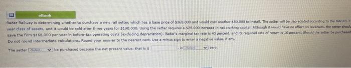 Solved Do not cound intermediate calculatieng. Round your | Chegg.com