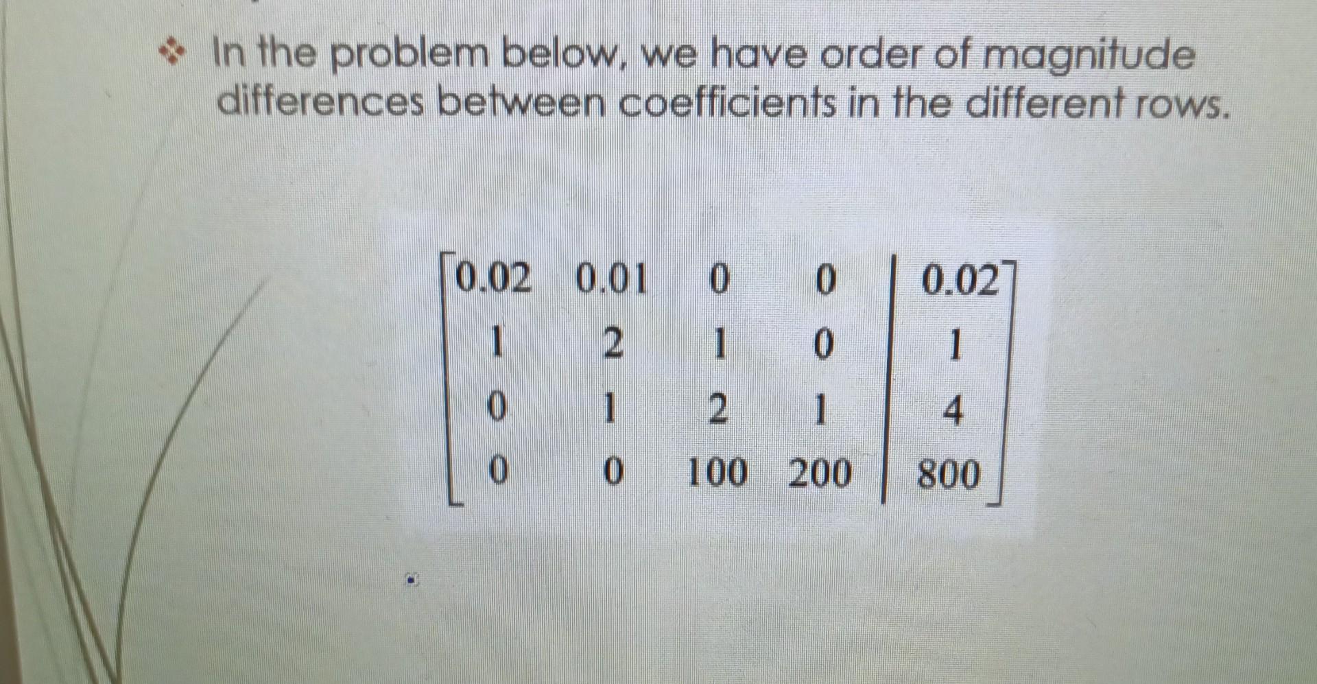 Solved In the problem below, we have order of magnitude | Chegg.com