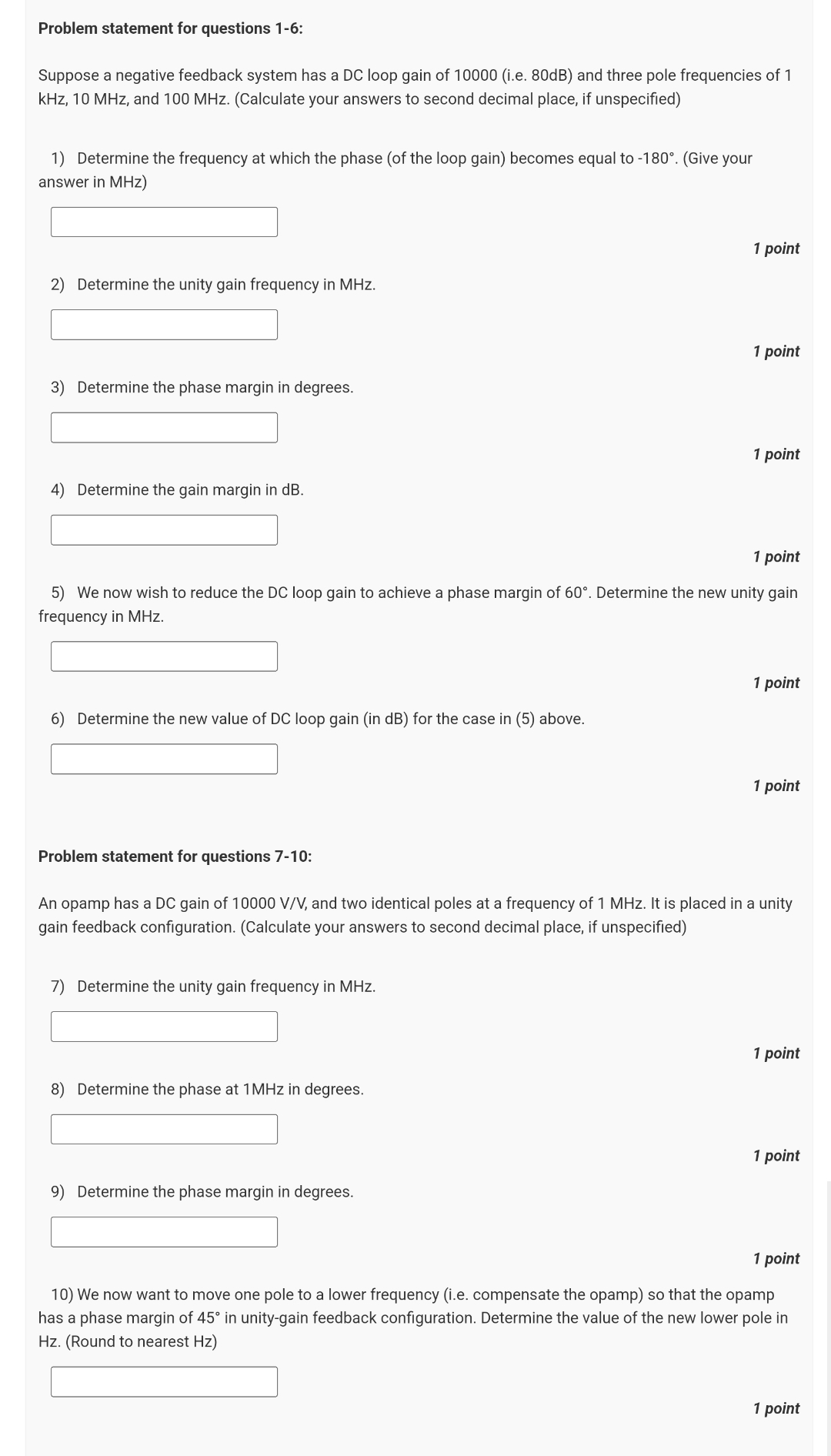 Solved Problem Statement For Questions 1 6suppose A 