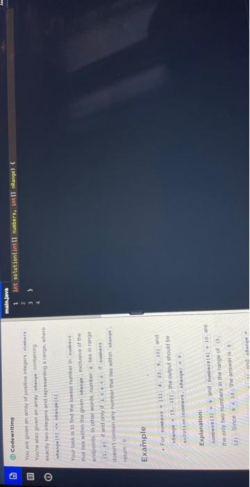 Solved (t) Codewriting You are oiven an array of potitive | Chegg.com