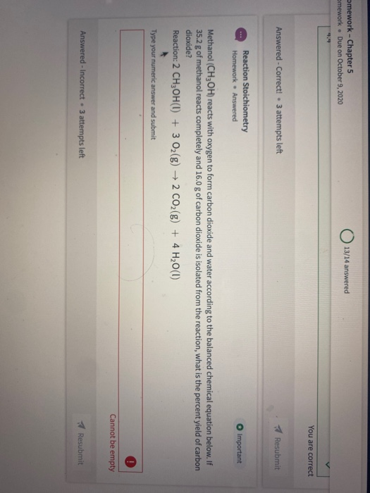 Solved amework - Chapter 5 Omework . Due on October 9, 2020 | Chegg.com