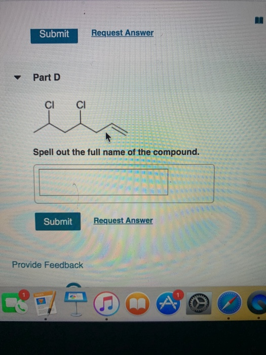 Solved a Review I Constar Part A CH2= CH-CH2-CH2-CH3 Spell | Chegg.com