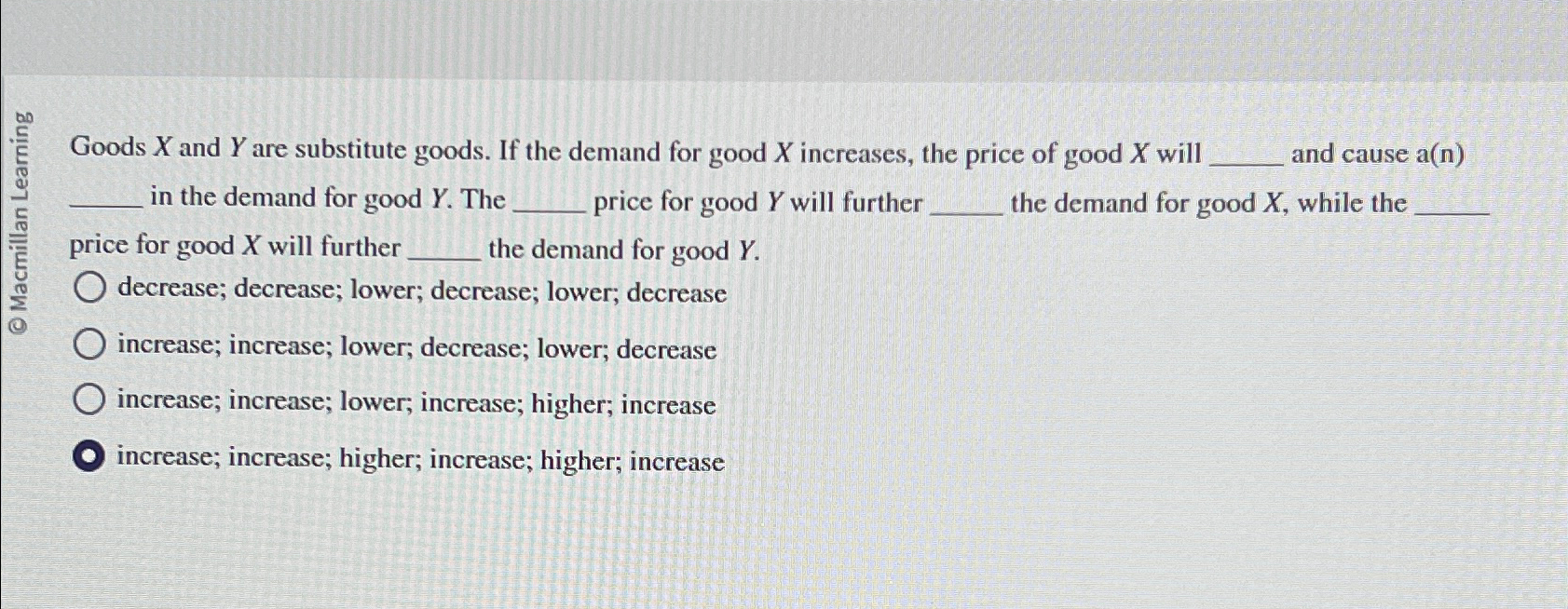 Solved Goods x ﻿and Y ﻿are substitute goods. If the demand | Chegg.com