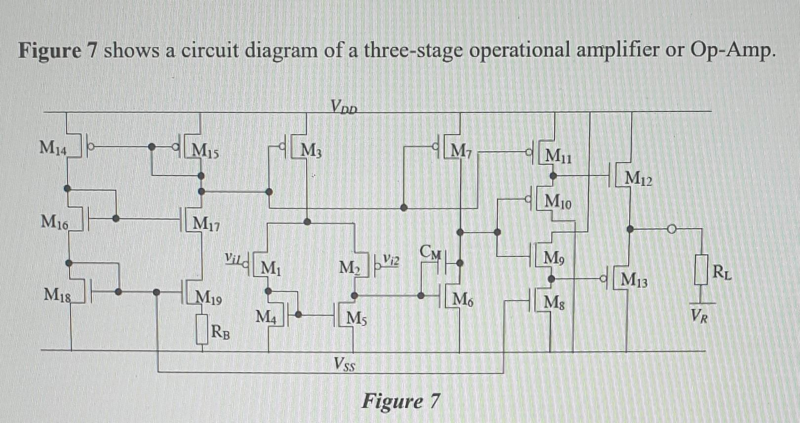 (b) The channel length L for the two NMOS at the base | Chegg.com