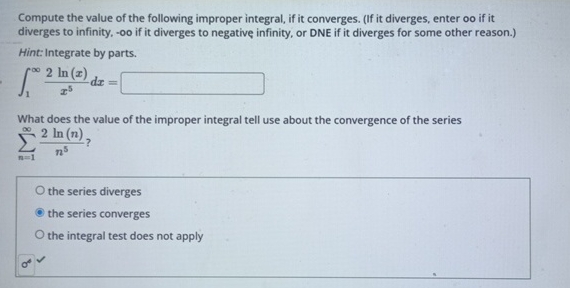 Solved Compute the value of the following improper integral, | Chegg.com
