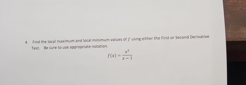 Solved Find the local maximum and local minimum values of f | Chegg.com