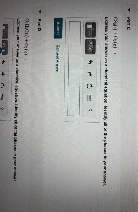 Solved Part A C2H6(g) + O2(g) → Express your answer as a | Chegg.com