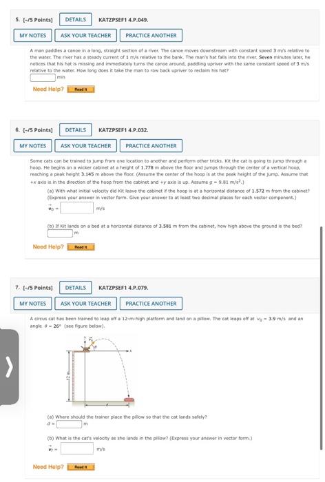 Solved 5. (-/5 Points) DETAILS KATZPSEF1 4.P.049 MY NOTES | Chegg.com Solved 5. (-/5 Points) DETAILS KATZPSEF1 4.P.049 MY NOTES | Chegg.com