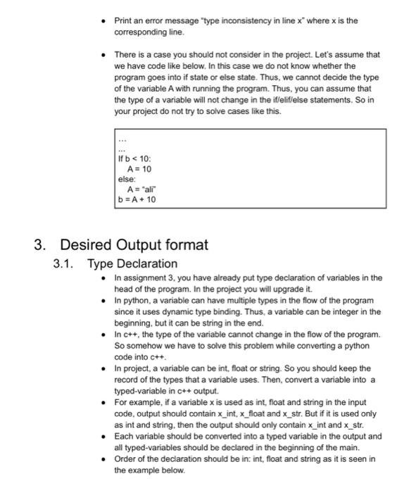 Solved In this project, you will write a lex yacc program | Chegg.com