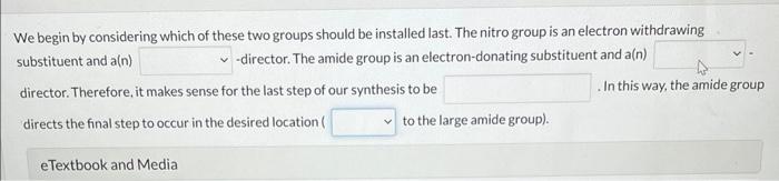 Solved We will see in Chapter 20 that derivatives of aniline | Chegg.com