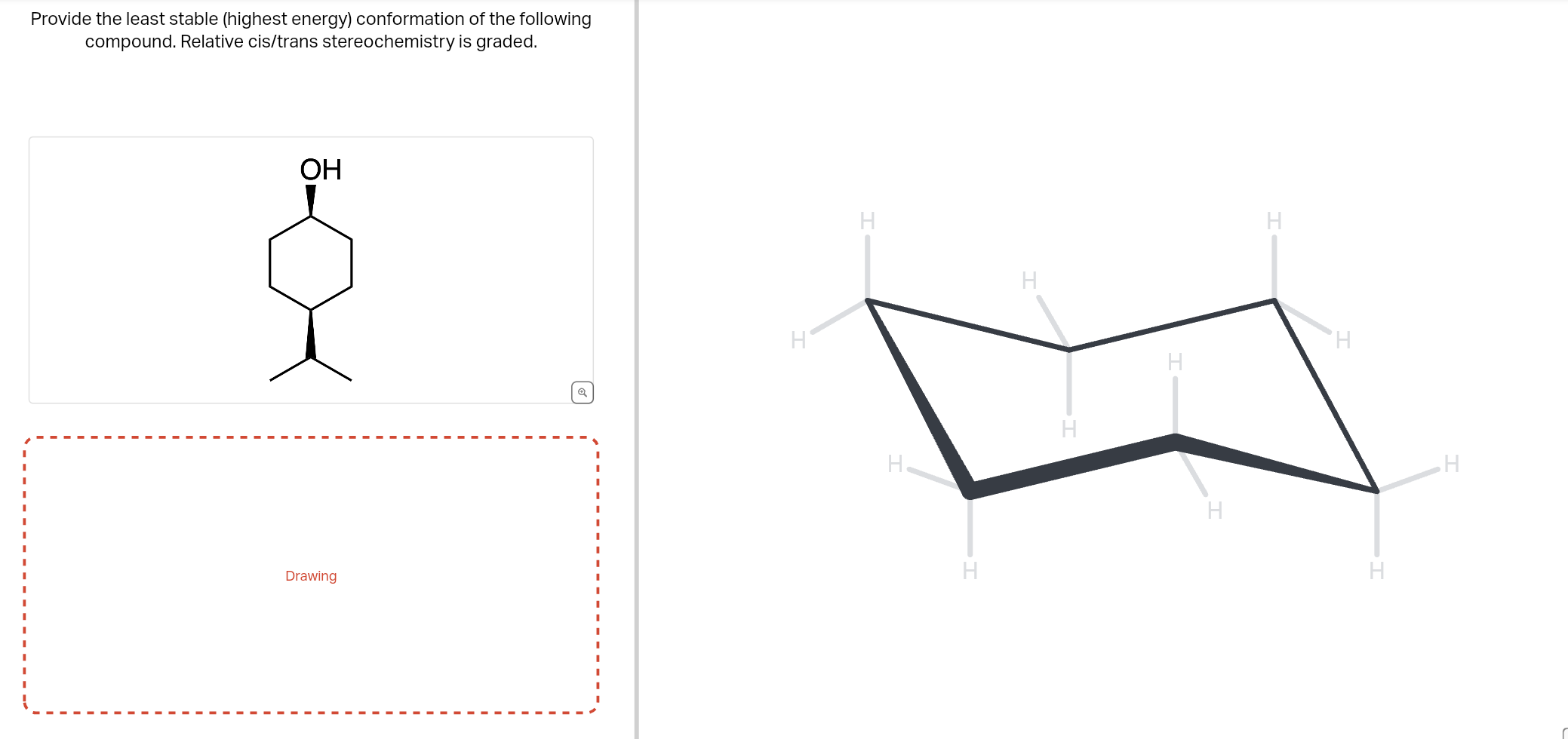 Solved Provide the least stable (highest energy) | Chegg.com