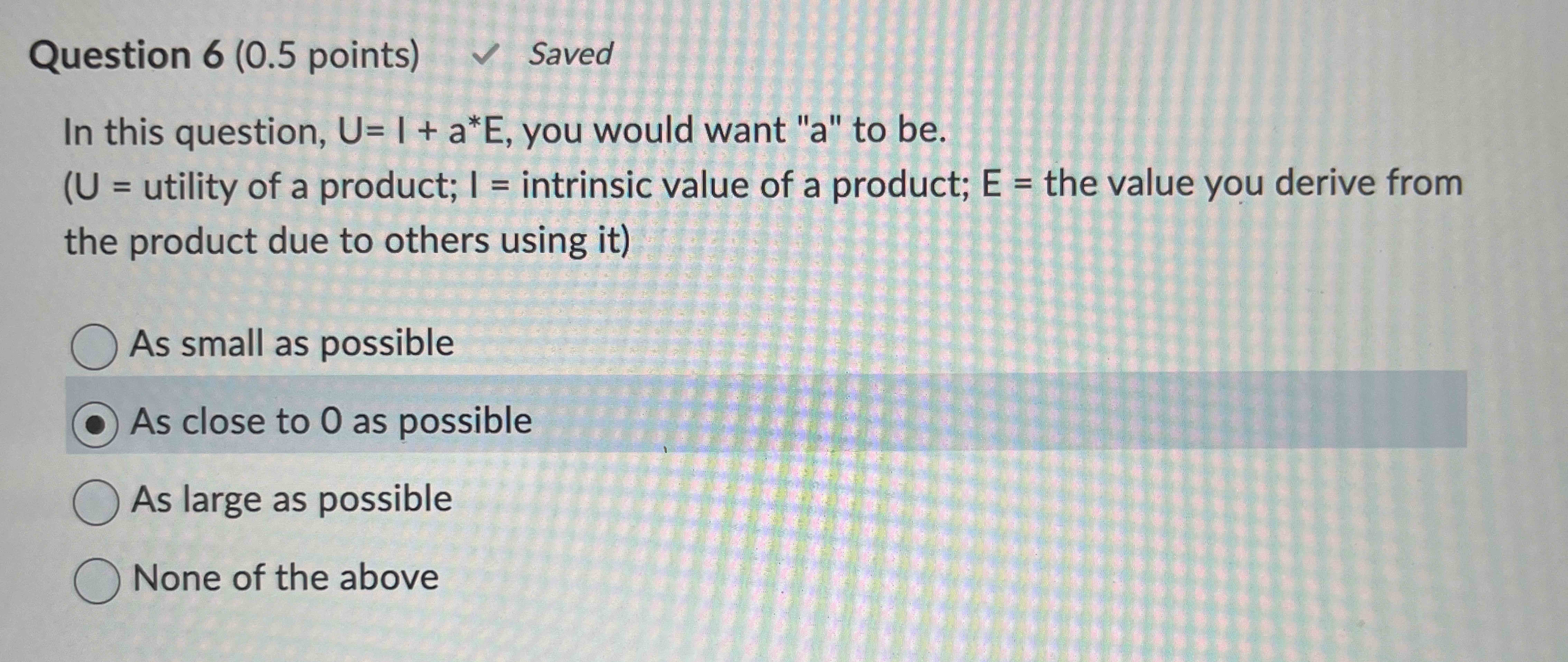 Solved Question 6 ( 0.5 ﻿points)In this question, | Chegg.com
