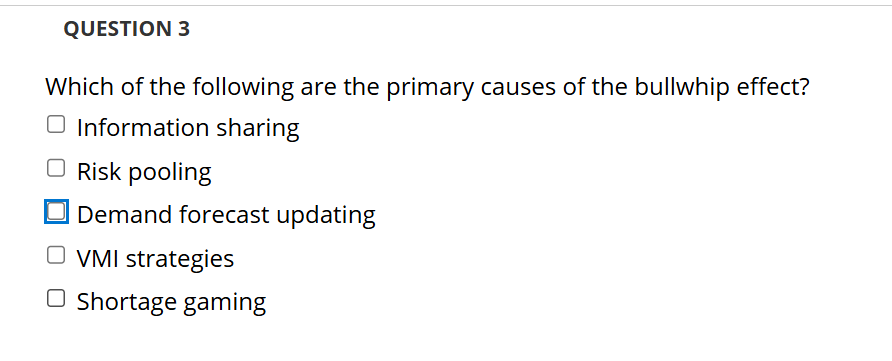 Solved QUESTION 3Which of the following are the primary | Chegg.com