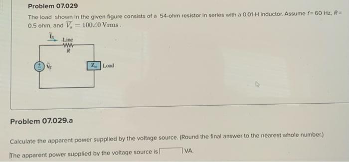 Solved Problem 07.029 The load shown in the given figure | Chegg.com