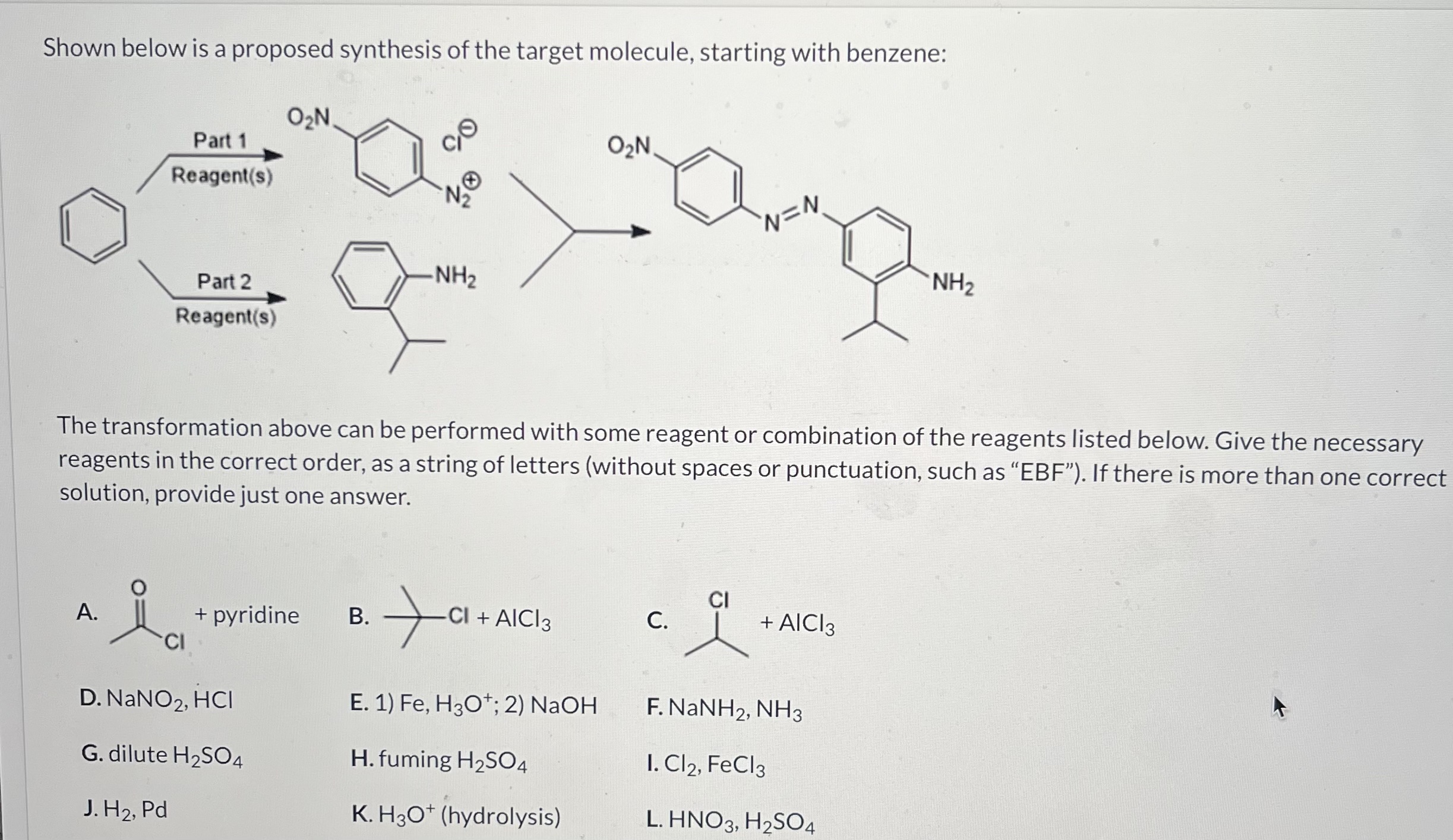 Solved Shown below is a proposed synthesis of the target | Chegg.com