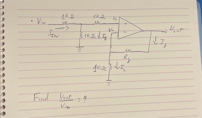Solved Vin Vout = ? | Chegg.com