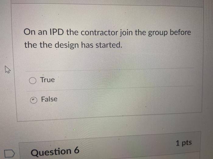 Solved On an IPD the designer typically helps the owner | Chegg.com