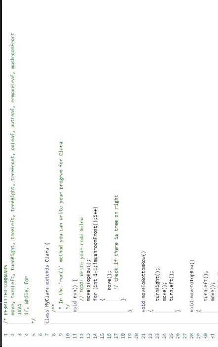 Solved Please Use The Given Commands Only And The Rest Of
