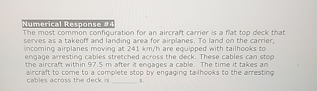 Solved Numerical Response #4The most common configuration | Chegg.com