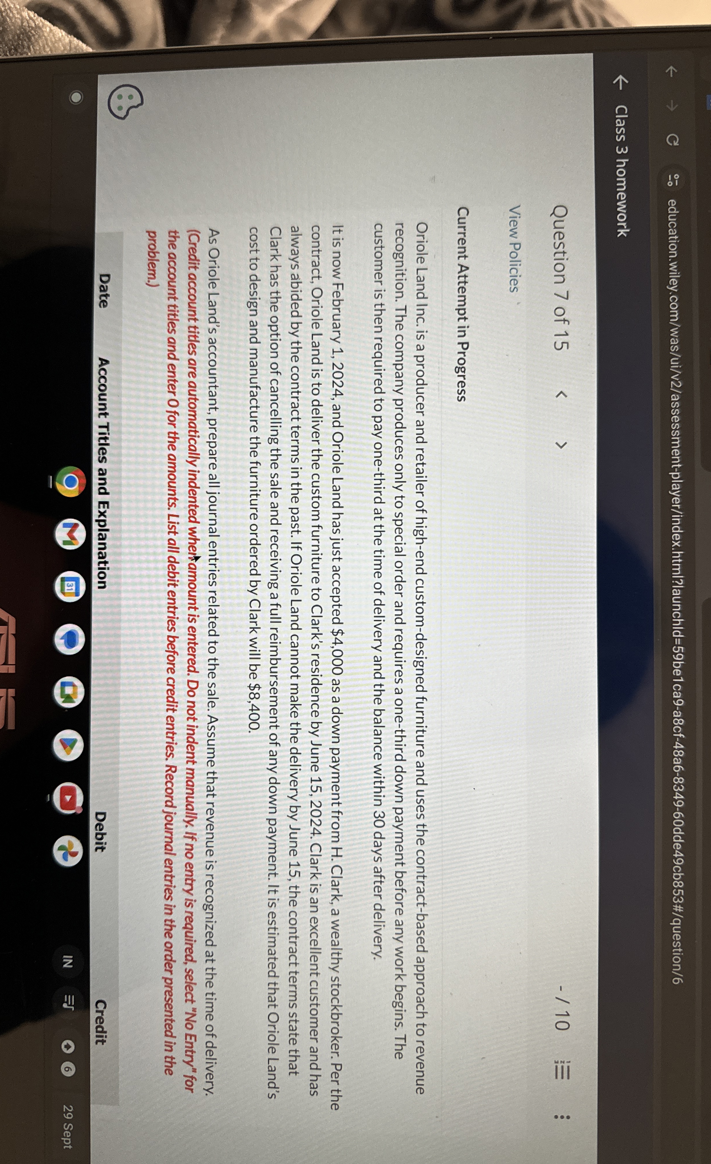Solved Question 7 ﻿of 15View PoliciesCurrent Attempt in | Chegg.com