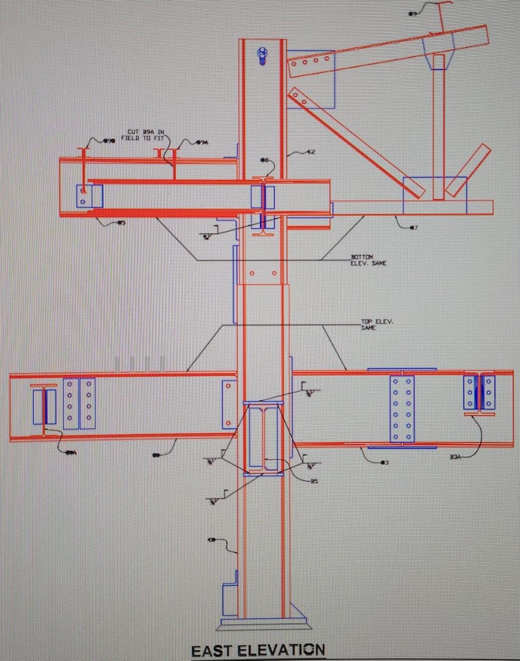 Consider the attached four elevation views of a steel | Chegg.com