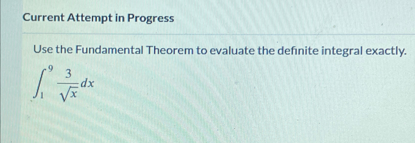 Solved Current Attempt in ProgressUse the Fundamental | Chegg.com