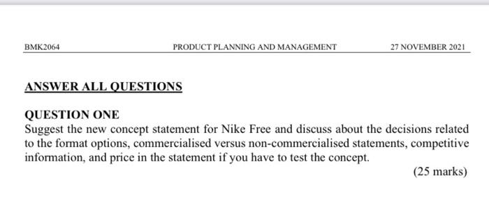 Solved ANSWER ALL QUESTIONS Nike: Product Development-From | Chegg.com