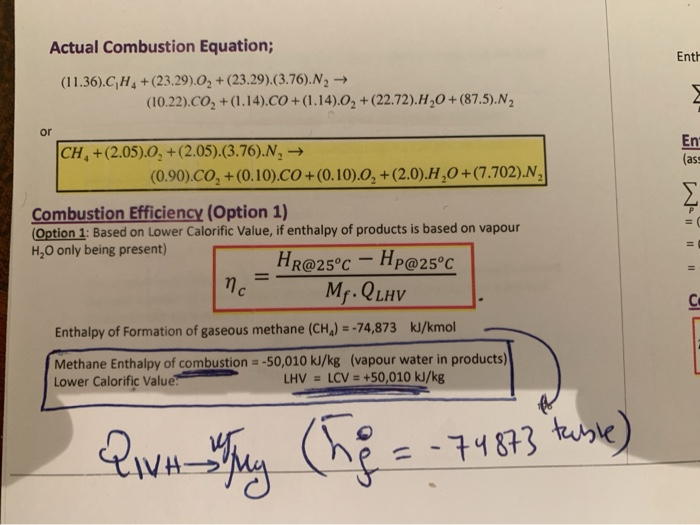 Solved Worked Example: Combustion Efficiency During a steady | Chegg.com