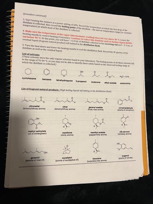 Name:Simple Distillation Worksheet Identify the | Chegg.com