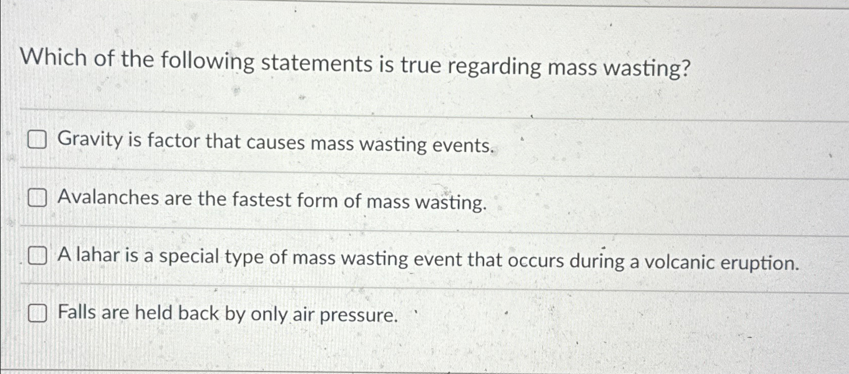 Solved Which of the following statements is true regarding | Chegg.com