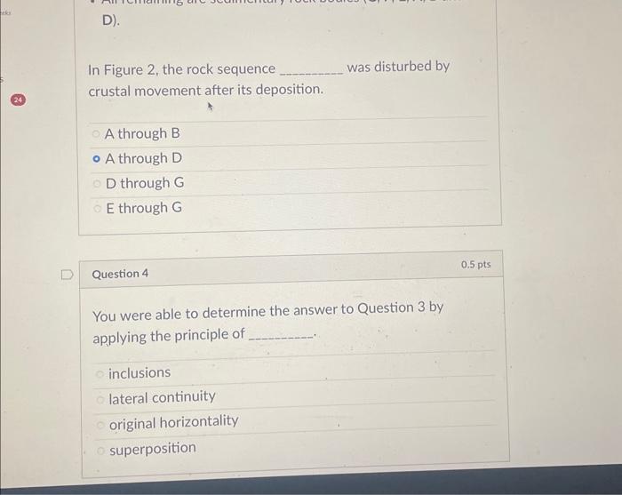 Solved Figure 2 - this geologic block diagram includes the | Chegg.com