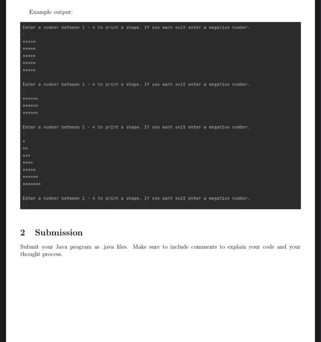 Solved 1 Problem Description Your task is to write a Java | Chegg.com