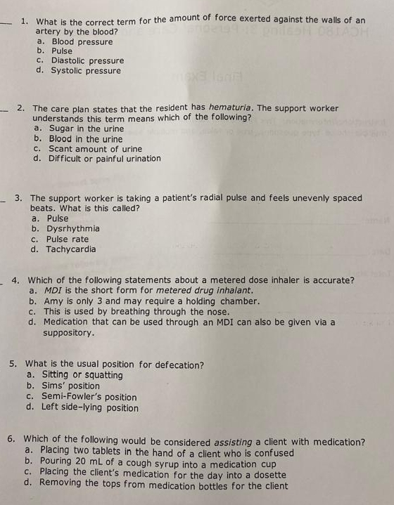 Solved What is the correct term for the amount of force | Chegg.com