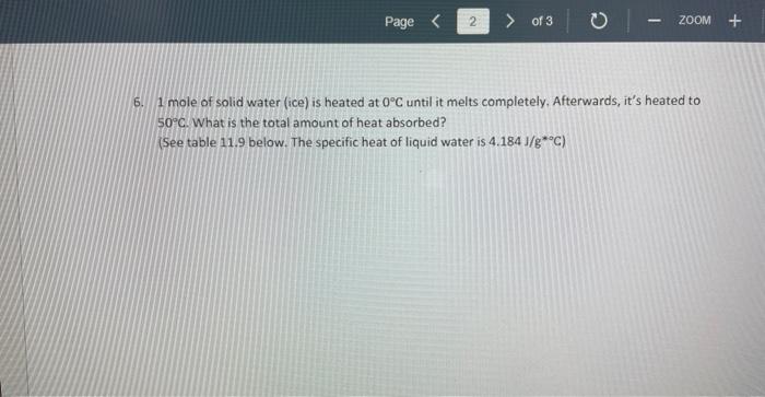 Solved 5. If a sample of acetone was vaporized by absorbing | Chegg.com