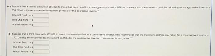 Solved is a moderate investor limit his or her portfolio to | Chegg.com